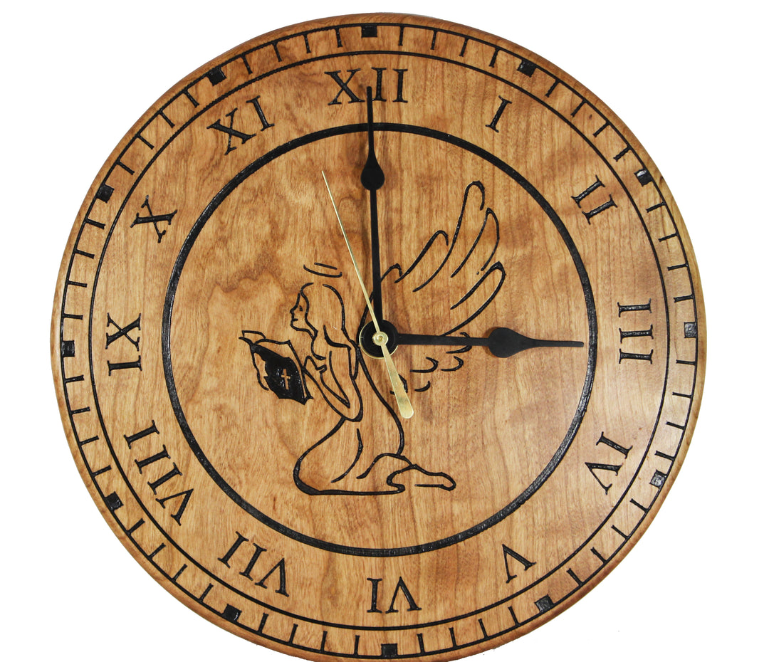 Guardian Angel Clock - Black Forest Signs and Plaques – Black Forest ...