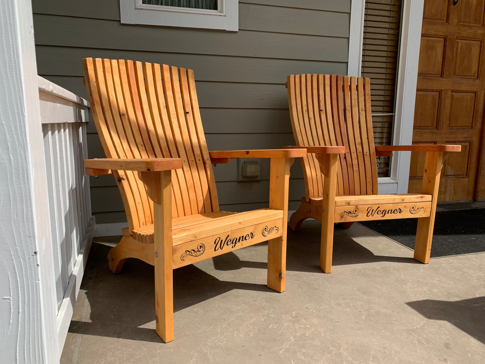 Custom Made Adirondack Chair Black Forest Designs